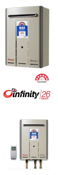 Rinnai Infinity 26 Touch Hot Water System | AHW